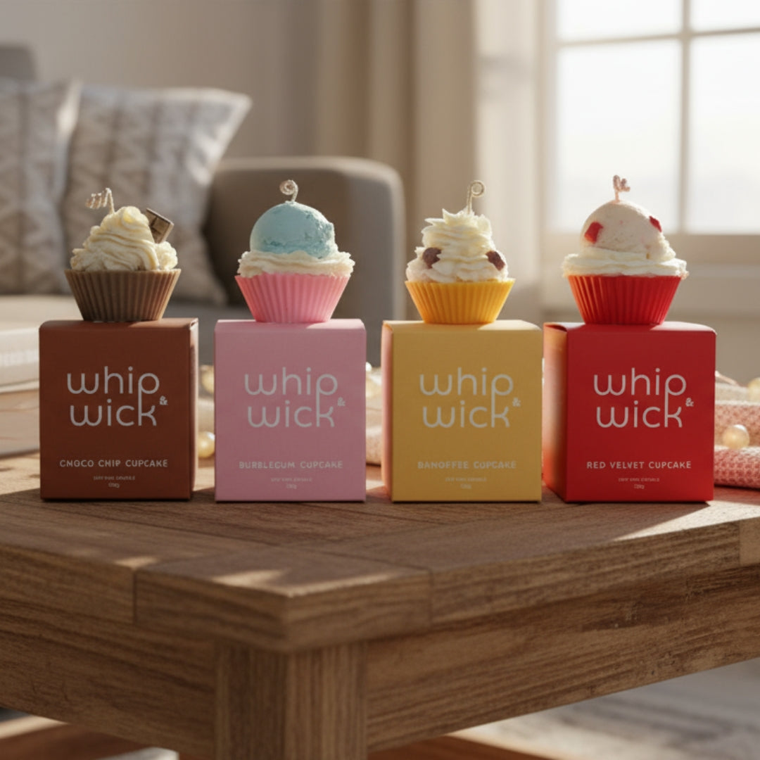 Cupcake Candles : Cute Scented Candles Online in India | Whipandwick ...